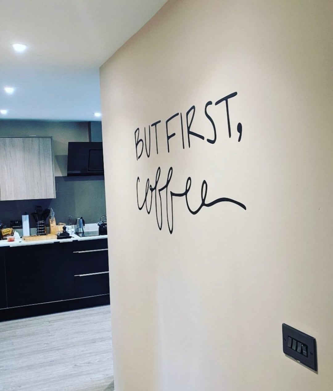 But First Coffee Wall Art Decal Sticker Quote Q84 - Etsy UK