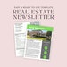 Editable June Real Estate Newsletter Template | Professional Design ...