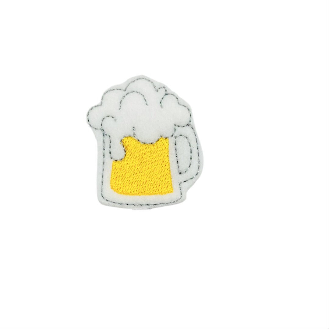 Beer Feltie, Felt Beer, Beer Mug Feltie, Drink Feltie, Drinking Feltie ...