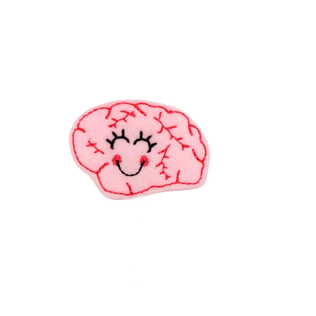 Brain Feltie, Brain Felt, Brain Accessory, Medical Feltie, Medical Felt ...