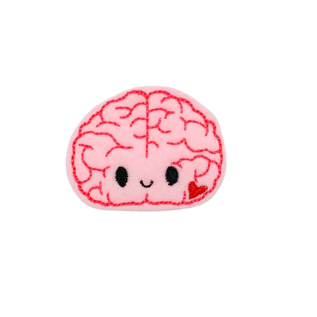 Brain Feltie, Brain Felt, Brain Accessory, Medical Feltie, Medical Felt ...