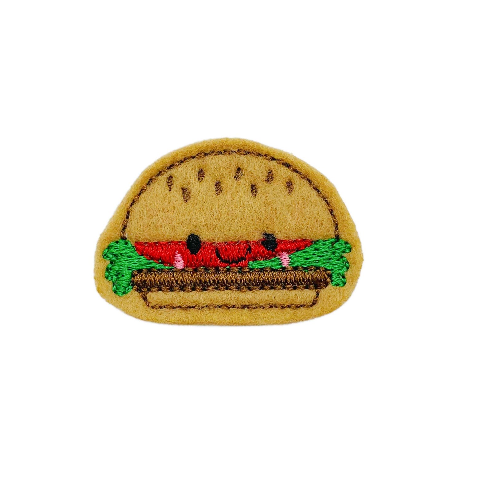 Happy Hamburger Feltie - Etsy
