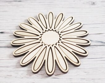 Daisy Flower Cutout - Etsy
