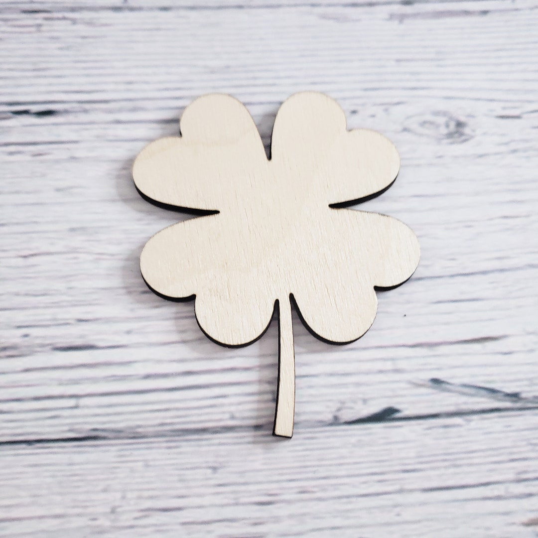 Four Leaf Clover Laser Cutout / Sign Making Supply / DIY Craft - Etsy