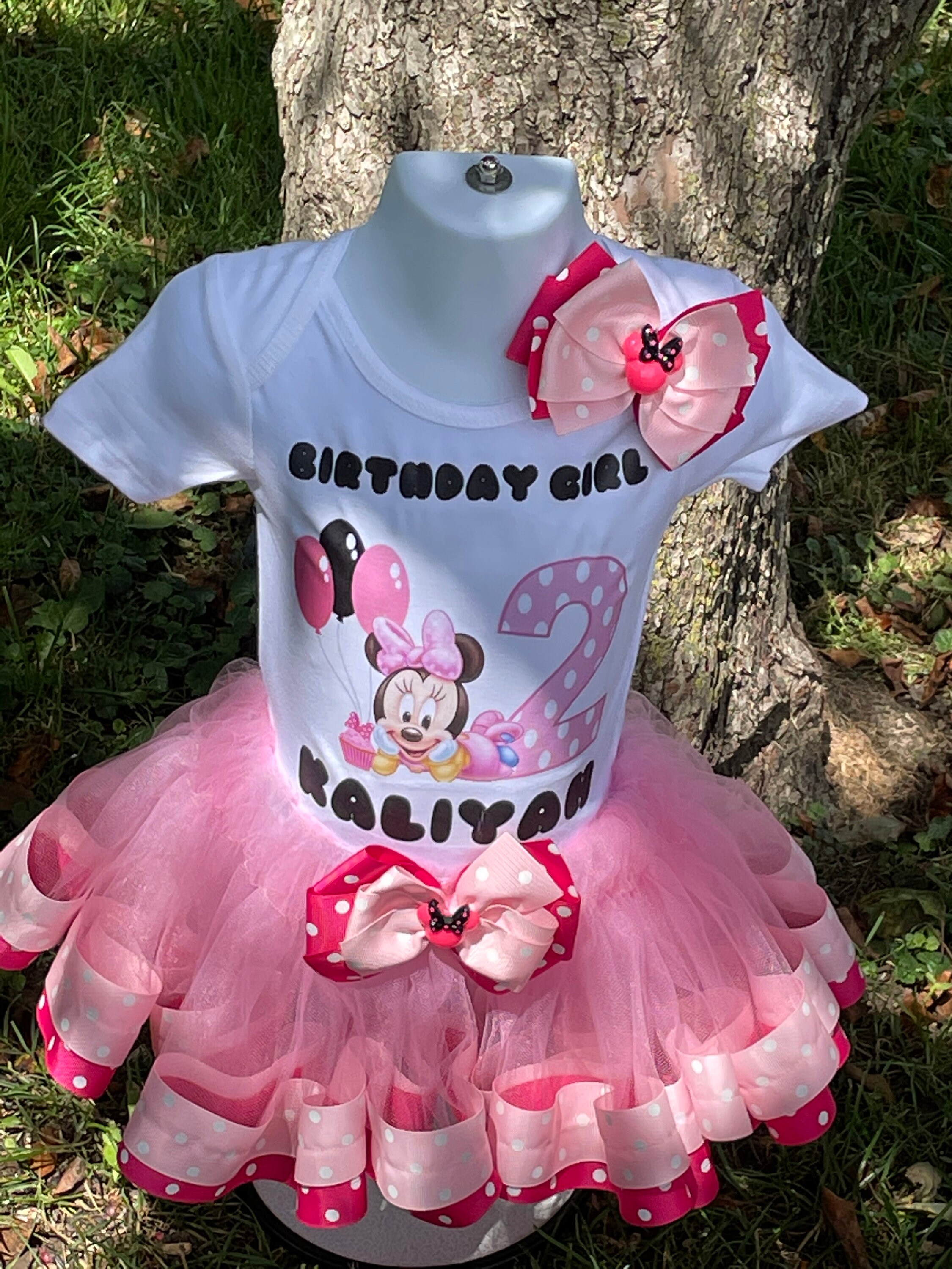Homemade Minnie Mouse Tutu Costume