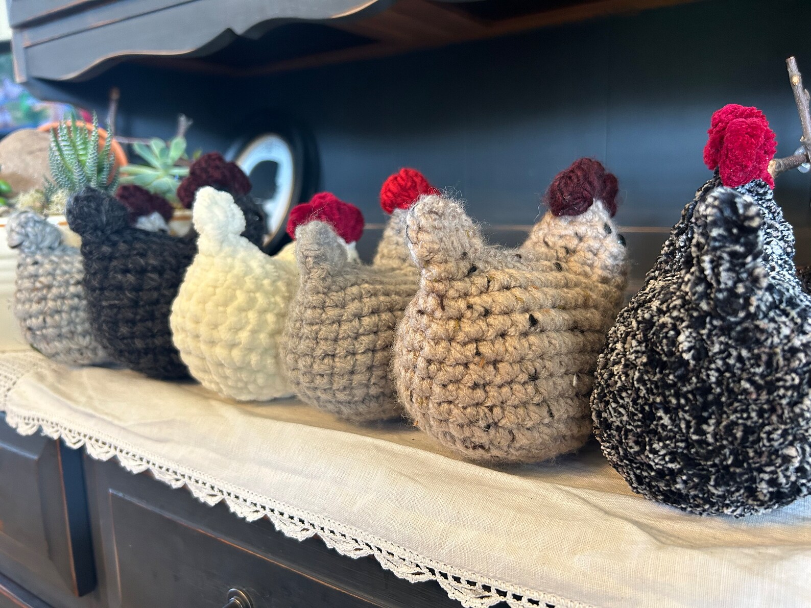 Crochet Plush and Wool Chickens - Etsy