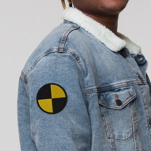 Test Dummy Symbol Iron on Embroidered Patches - Etsy