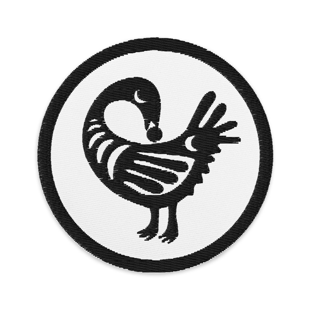 Sankofa Embroidered Patch Black and White Iron on Patch 3 Inches - Etsy
