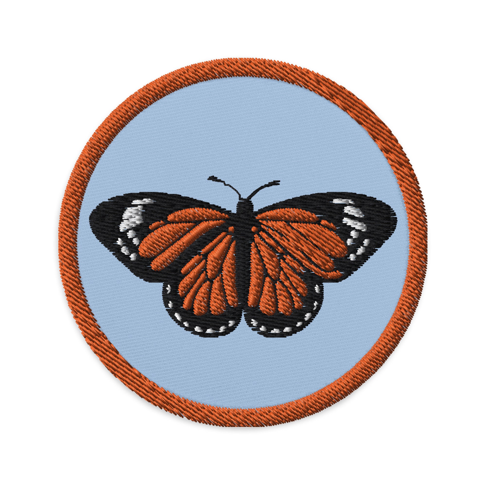 Monarch Butterfly Embroidered Patches Iron on Butterfly Patch - Etsy