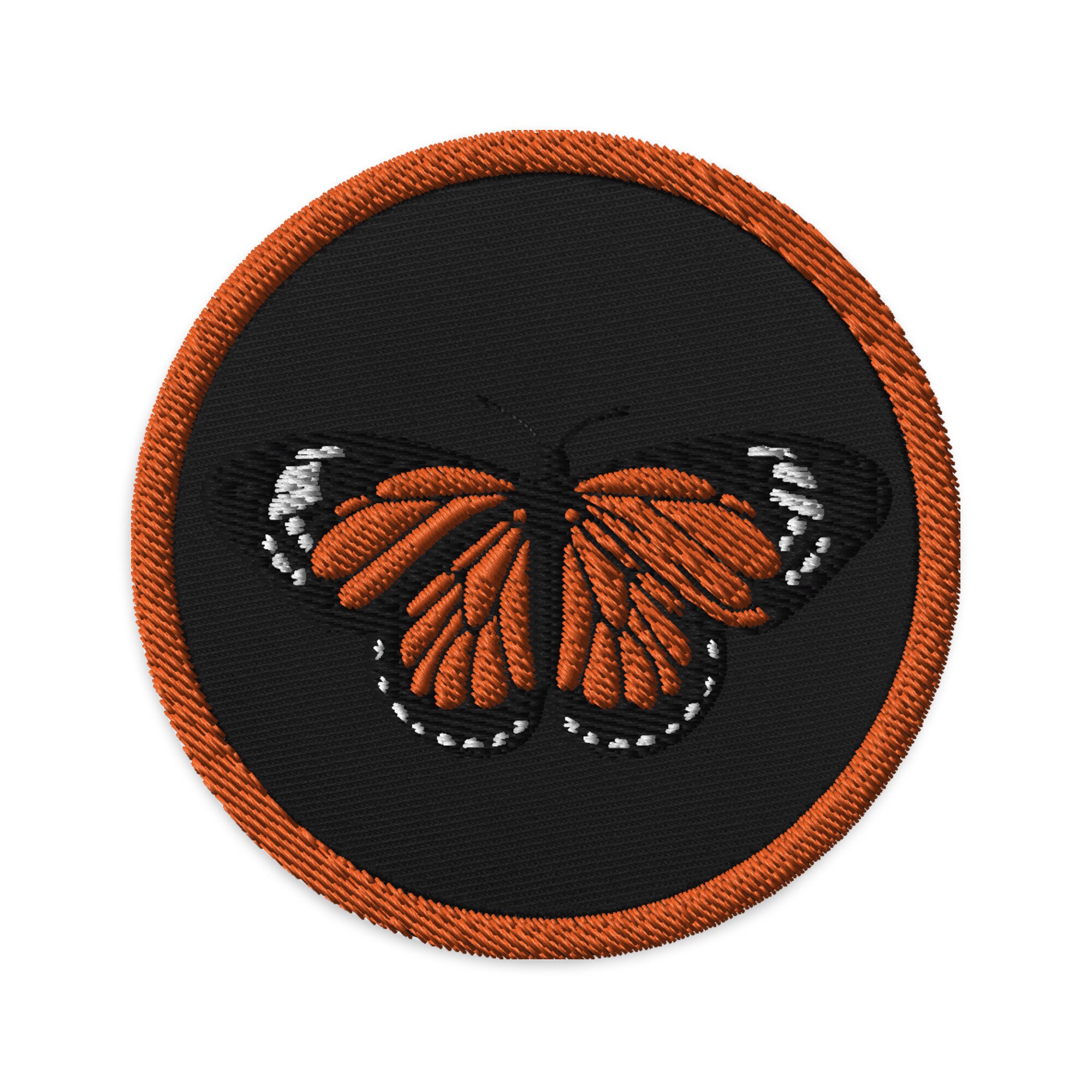 Monarch Butterfly Embroidered Patches Iron on Butterfly Patch - Etsy