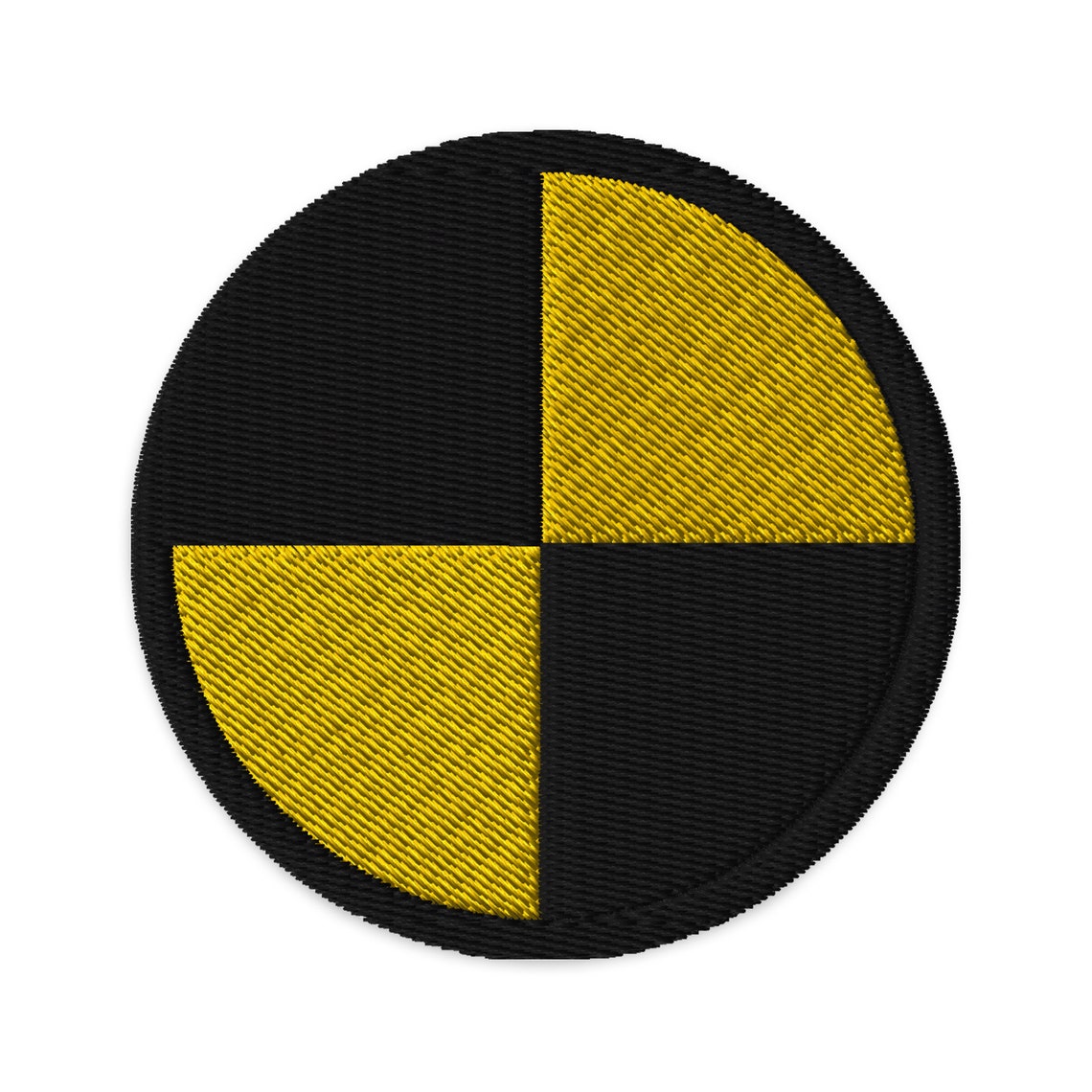 Test Dummy Symbol Iron on Embroidered Patches - Etsy