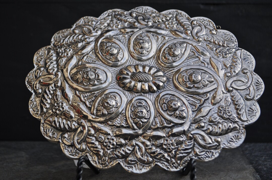Turkish Silver Mirror - Etsy