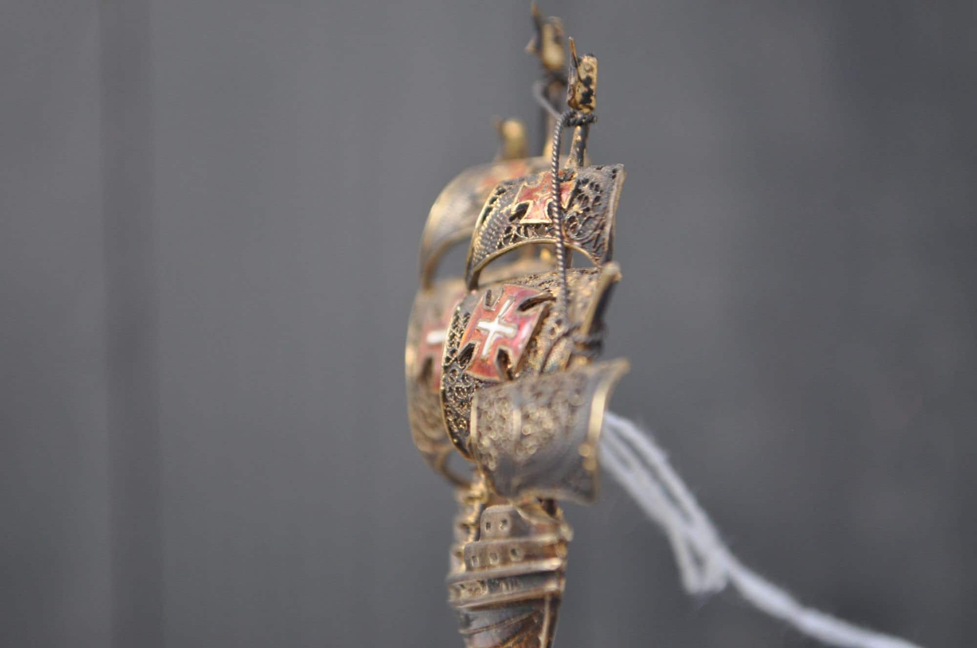 Vintage Silver Filigree Sailing Ship - Etsy