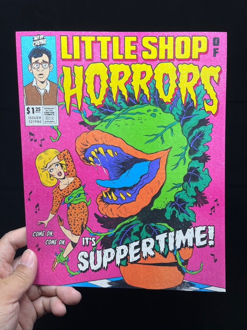 Little Shop of Horrors Comic Book Print - Etsy