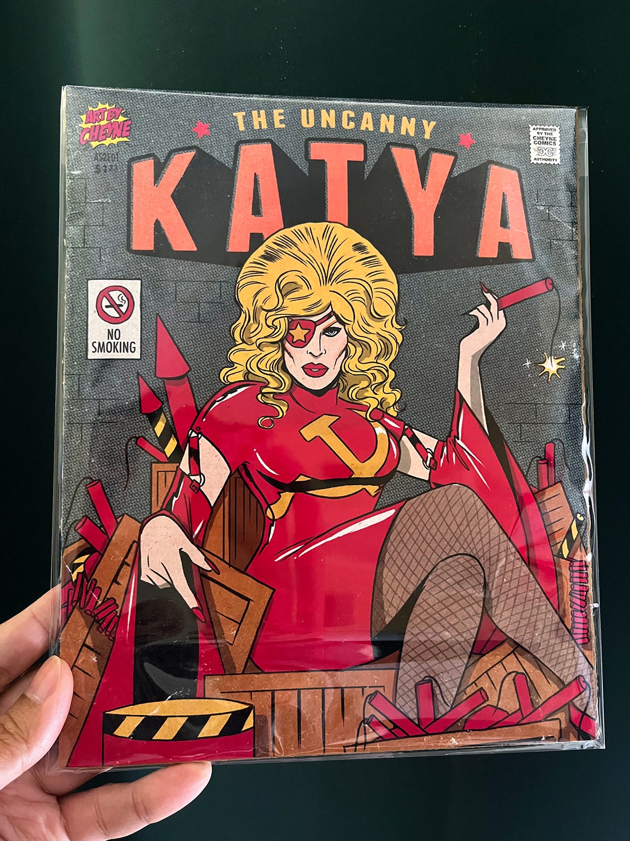 Katya Zamolodchikova Fireworks Comic Book Art Collectible - Etsy