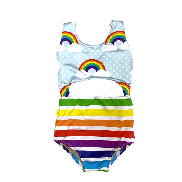 Peek a Boo Swimsuit - Etsy