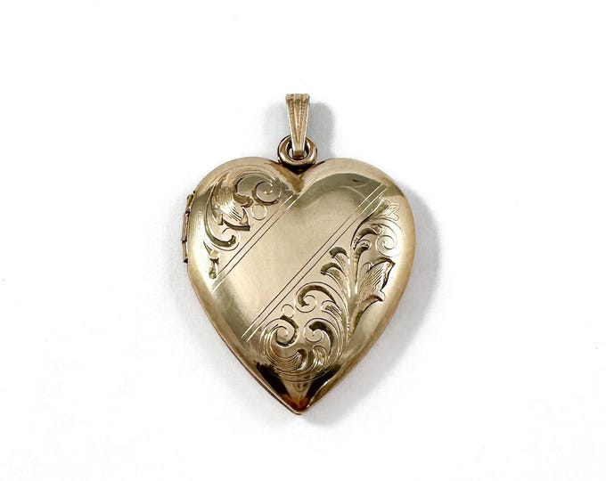 Sweet 1940s Vintage Gold-filled Elgin Heart Locket - Etsy