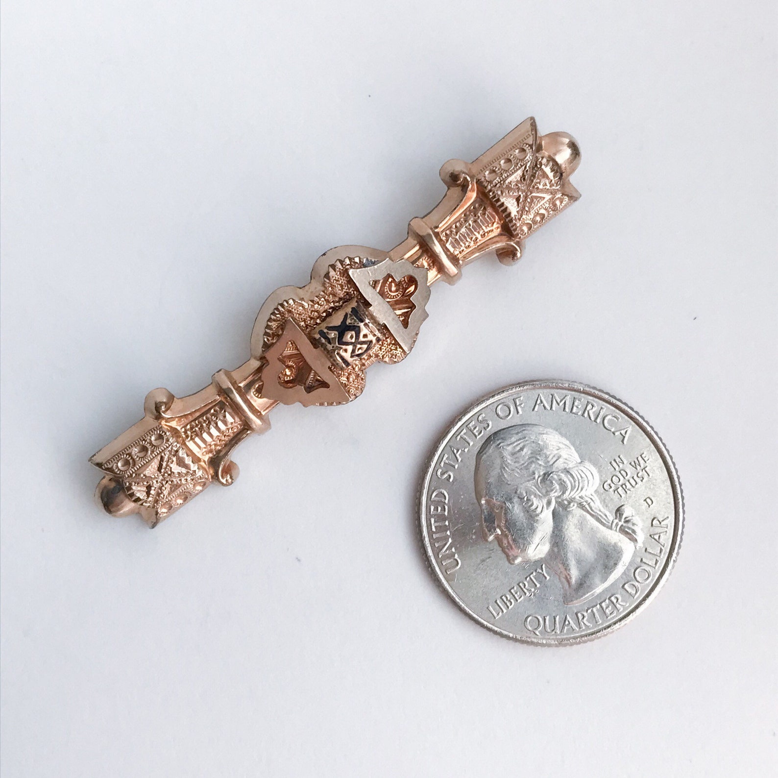 Classic C1890 Victorian Bar Pin - Etsy