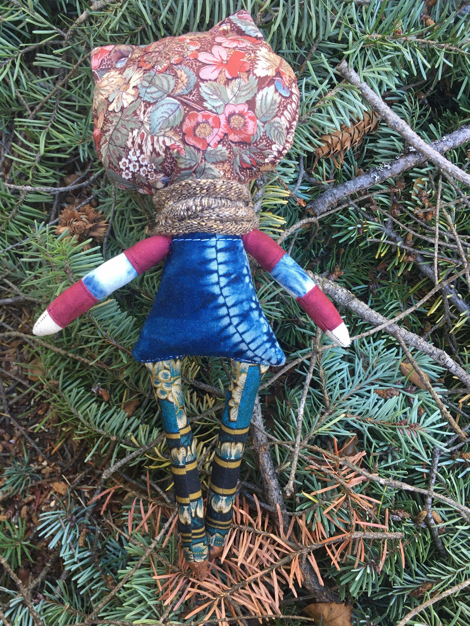 Forest Patchwork Doll 2 poupée héritage poupée en tissu - Etsy France