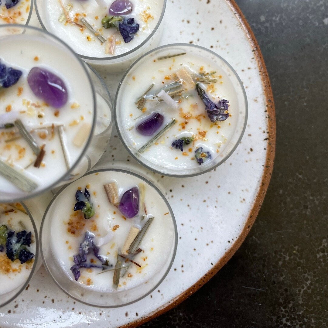 CUSTOM Tea Light Intention Candles, Any Scent and Intention Created ...