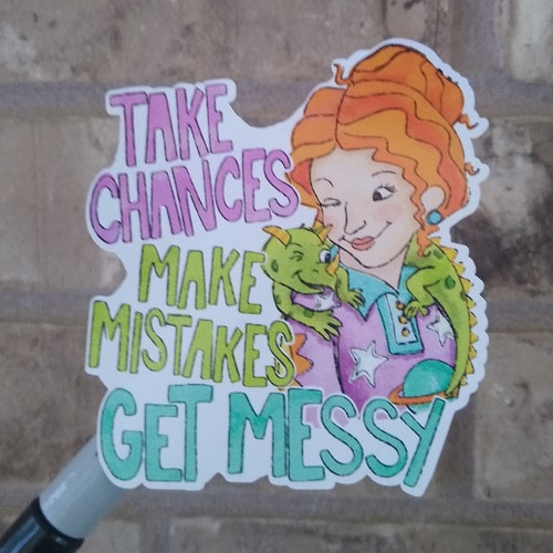 Take Chances Make Mistakes Get Messy T-shirt Miss Frizzle - Etsy