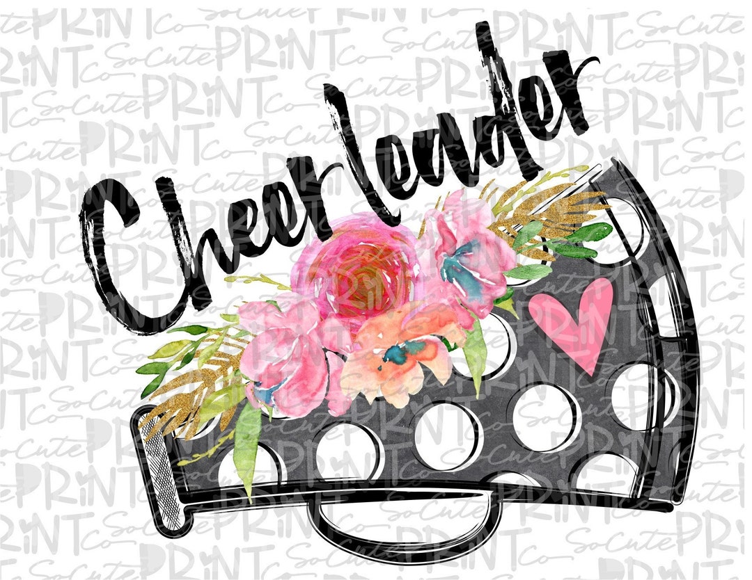 Cheerleader Cheer Sublimation Transfer Ready to Press - Etsy