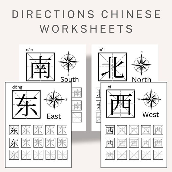 Direction Of Chinese Writing