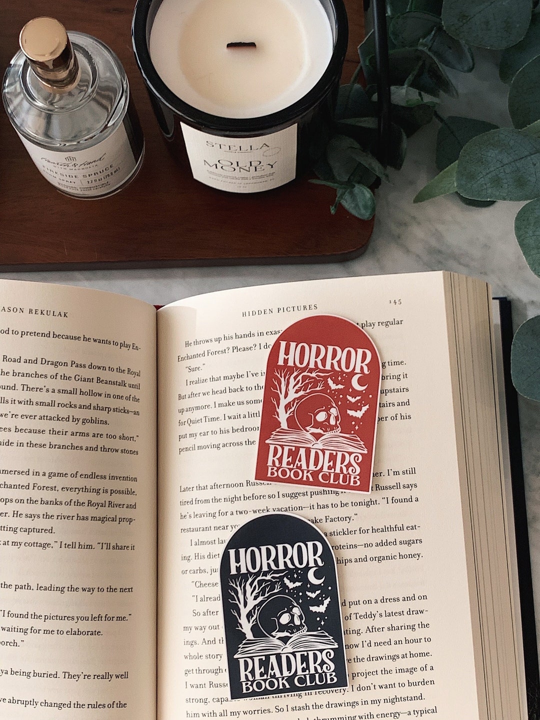 Horror Book Club Sticker / Bookish Sticker / Bookish Merch / Spooky ...