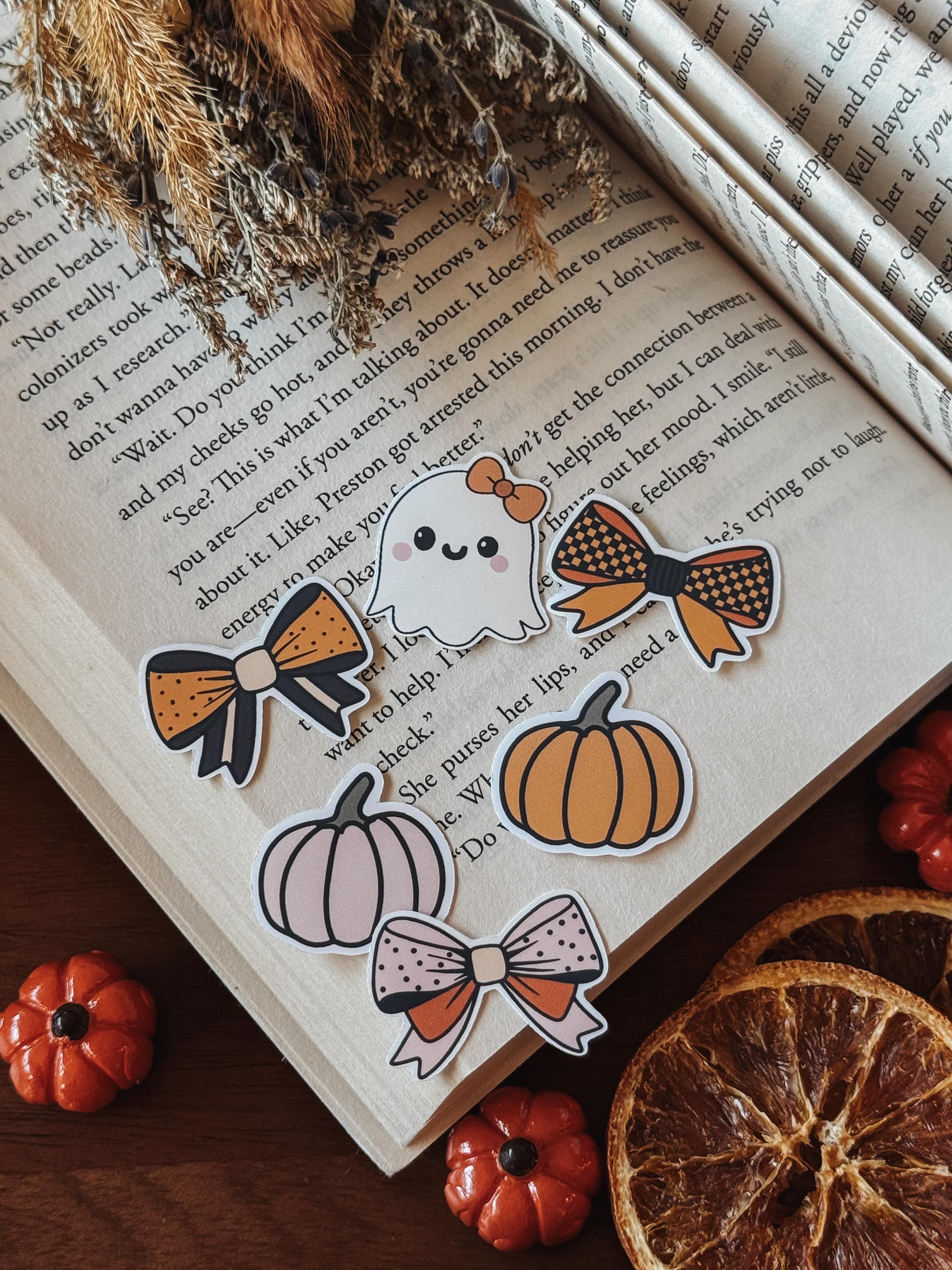 Spooky Halloween Kindle Stickers: Bookish Fall Sticker Pack (set of 6 ...