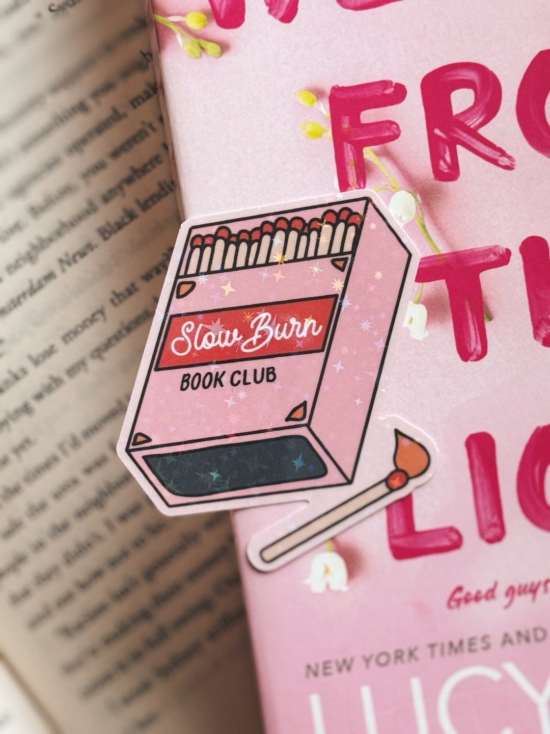 Slow Burn Book Club Sticker / Bookish Sticker / Bookish Merch / Kindle ...