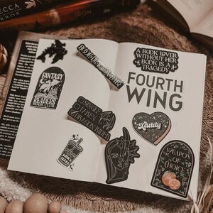 Fantasy Book Club Sticker / Bookish Sticker / Bookish Merch / Fourth ...