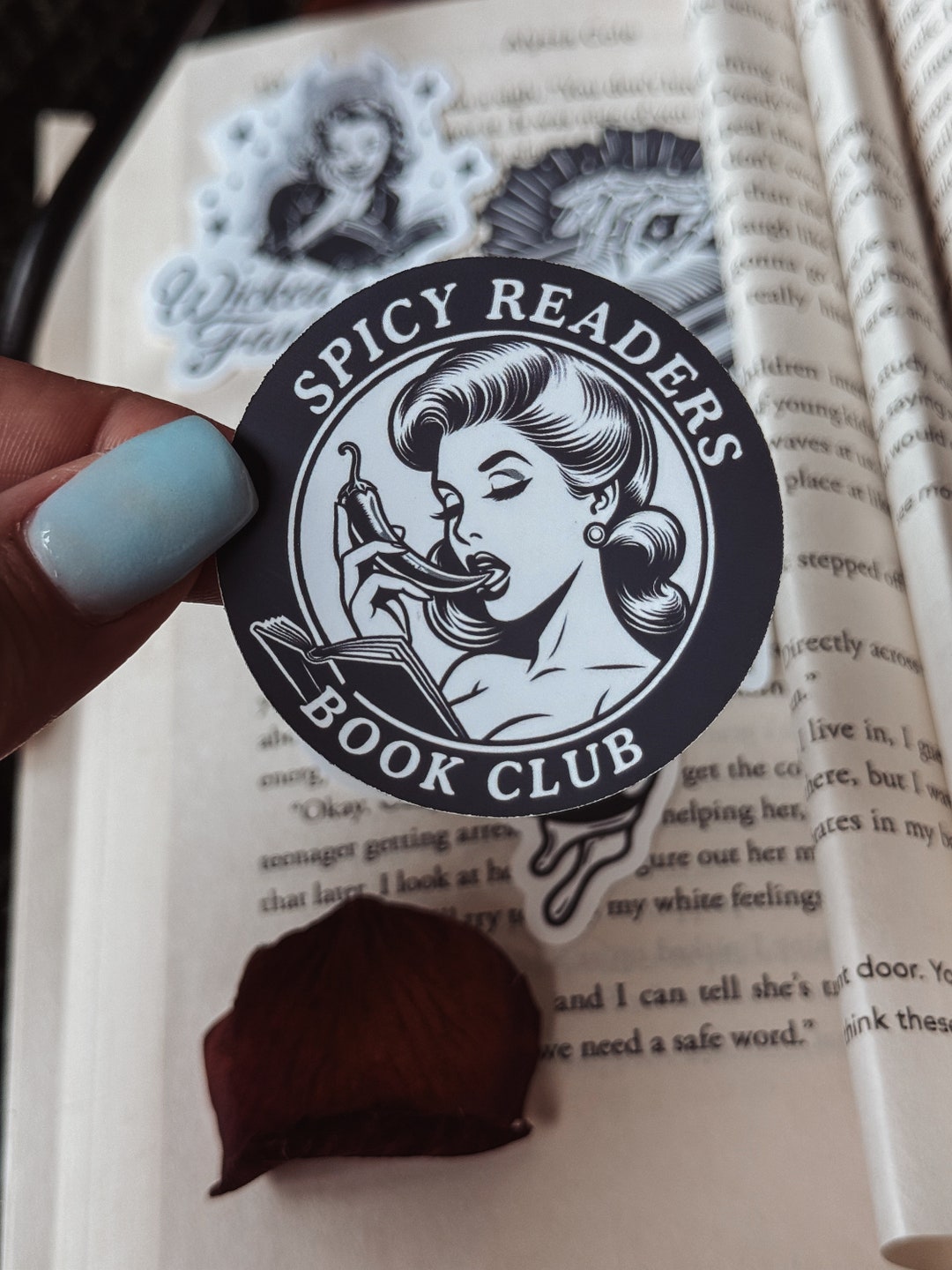 Spicy Readers Book Club Sticker / Booktok / Dark Romance / Bookish ...