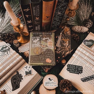 Fantasy Book Club Sticker / Bookish Sticker / Bookish Merch / Fourth ...