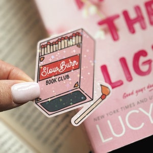 Slow Burn Book Club Sticker / Bookish Sticker / Bookish Merch / Kindle ...