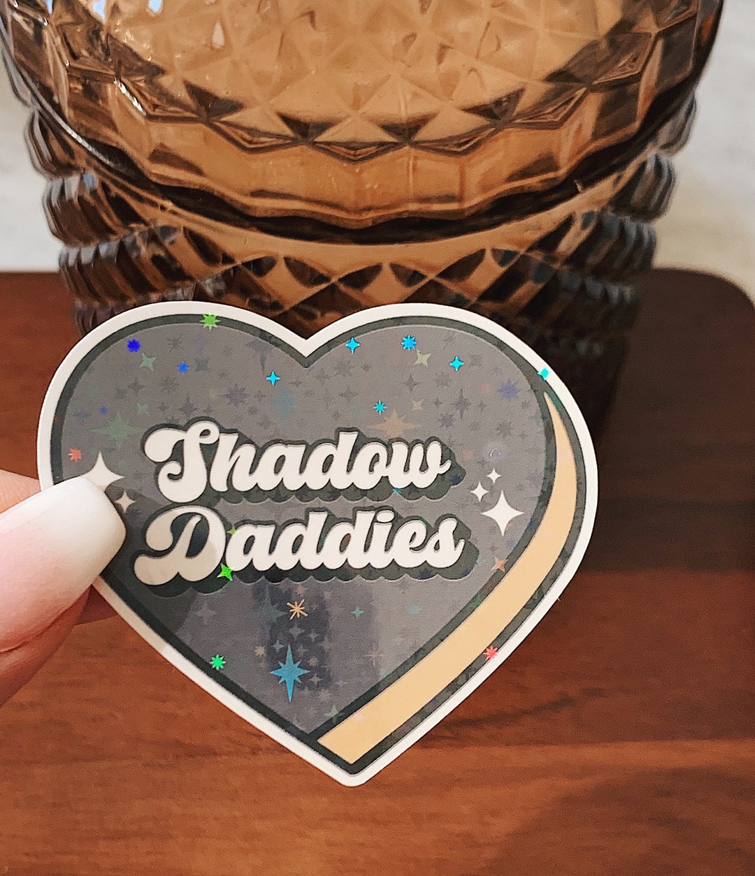 Fantasy Shadow Daddy Sticker / Holographic / Romantasy / Bookish ...