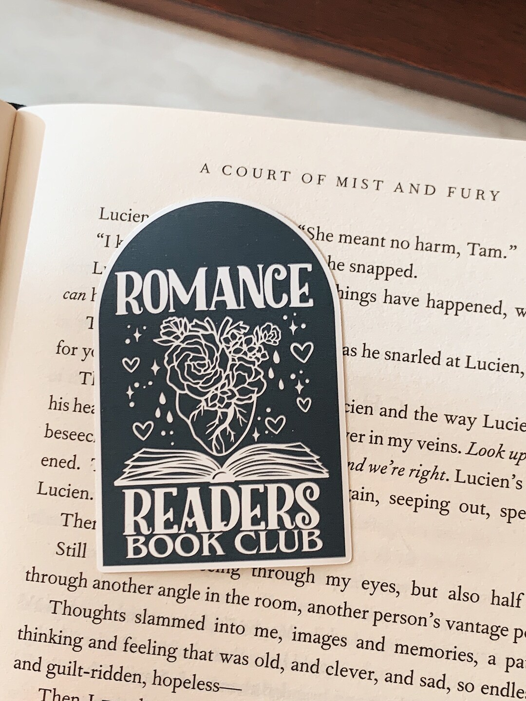 Romance Book Club Sticker / Bookish Sticker / Bookish Merch / Kindle ...