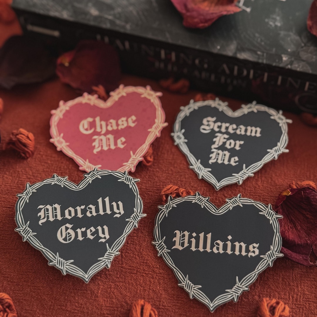Morally Grey Heart Sticker: Booktok Smut Kindle Decal - Etsy