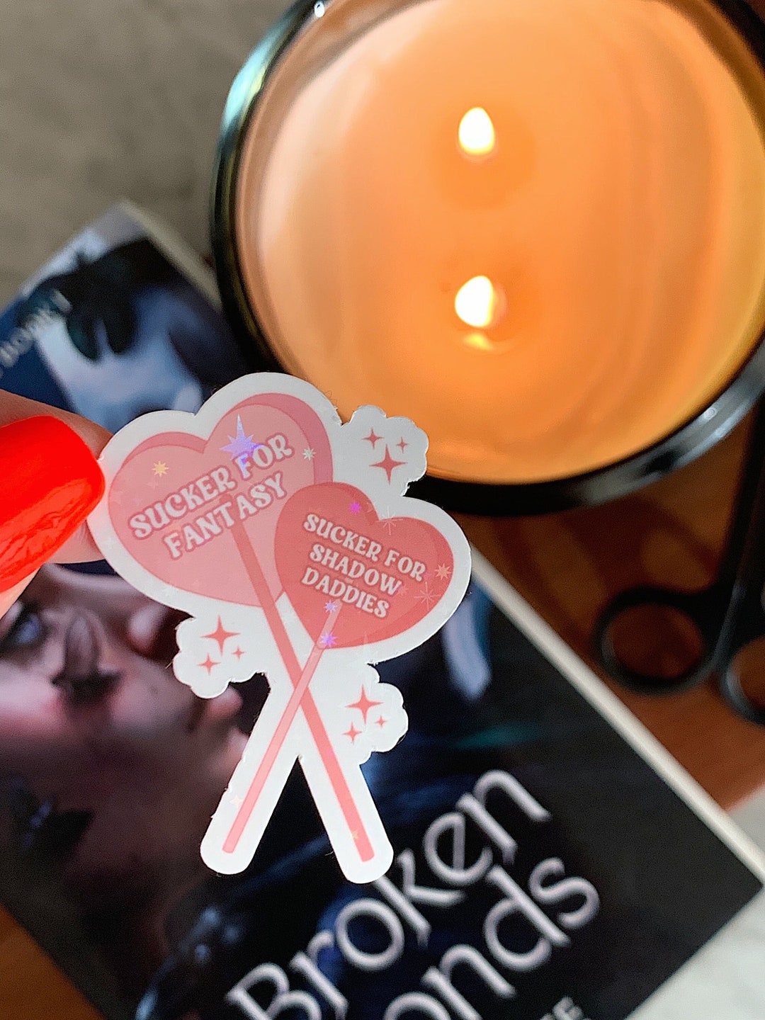 Fantasy Shadow Daddies Sucker Sticker: Booktok Kindle Sticker - Etsy