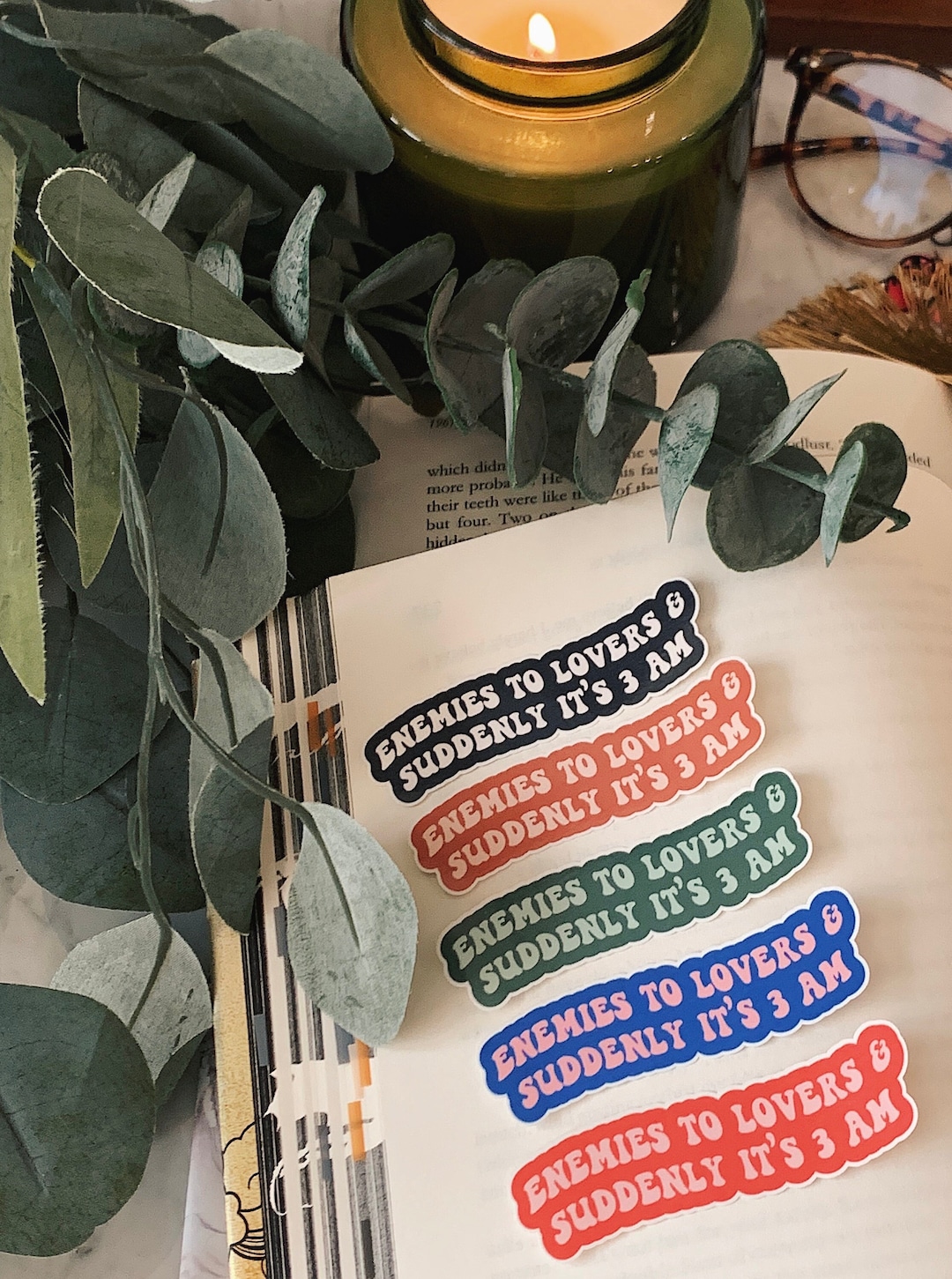 Enemies to Lovers Sticker / Bookish Sticker / Book Trope / Bookish ...