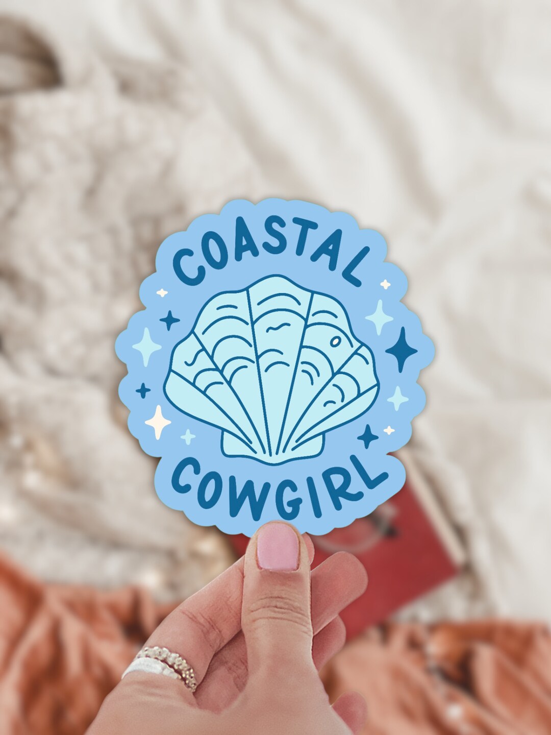 Costal Cowgirl / Trendy / Waterproof Sticker / Beach / Cowgirl ...
