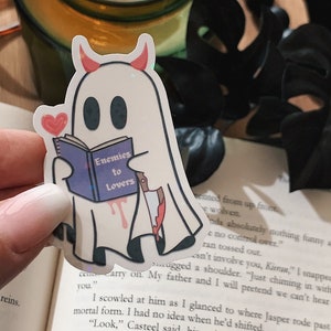 Book Trope Ghosts Sticker / Bookish Sticker / Spooky Sticker / Bookish ...