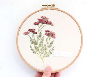 Yarrow Embroidery - Etsy