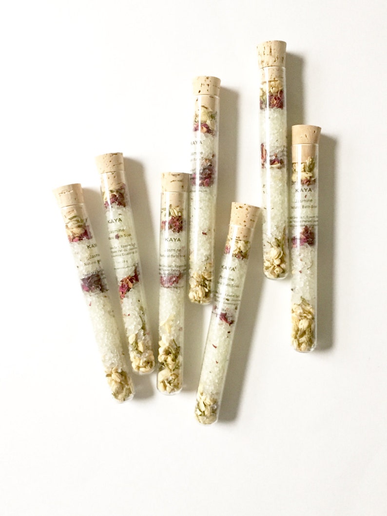 Bath Salt Test Tube Wedding Favors: Lavender, Rose, Citrus, Patchouli ...