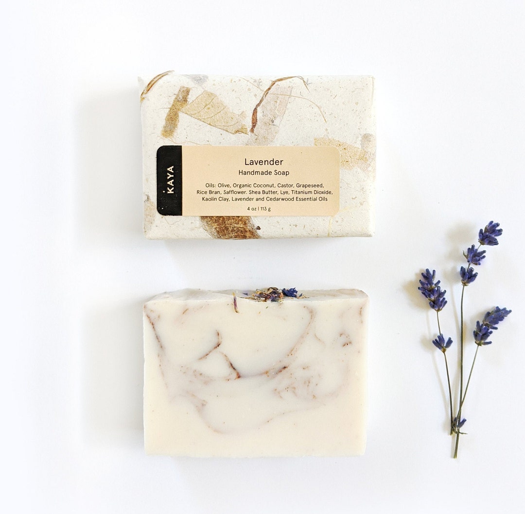 Lavender Cedarwood Handmade Soap: Olive Oil, Shea Butter - Etsy