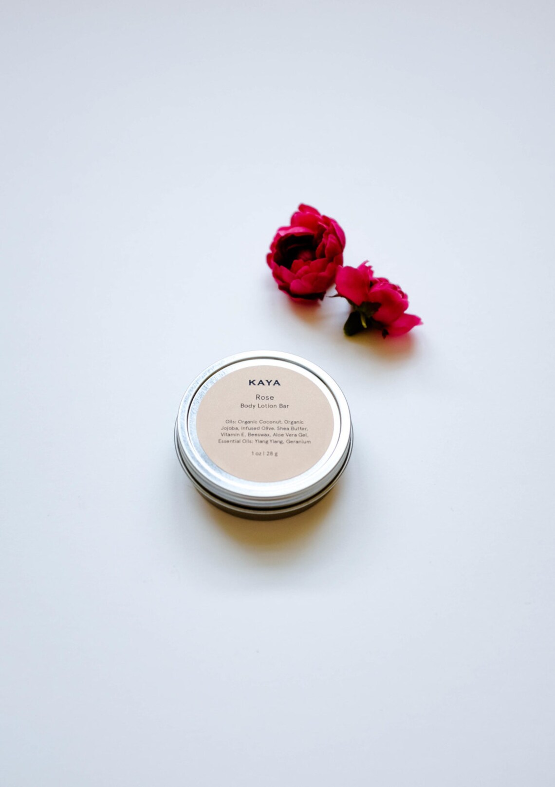 Rose Ylang Ylang Solid Lotion Bar: Organic Cocoa Butter, Spa ...