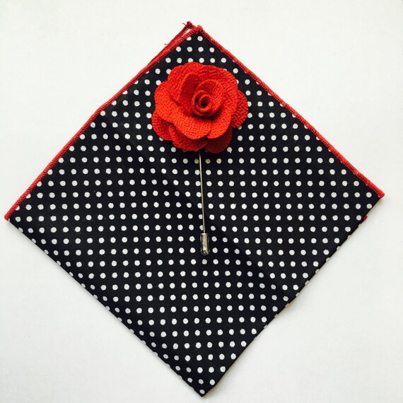 Pocket Square & Lapel pin | Etsy