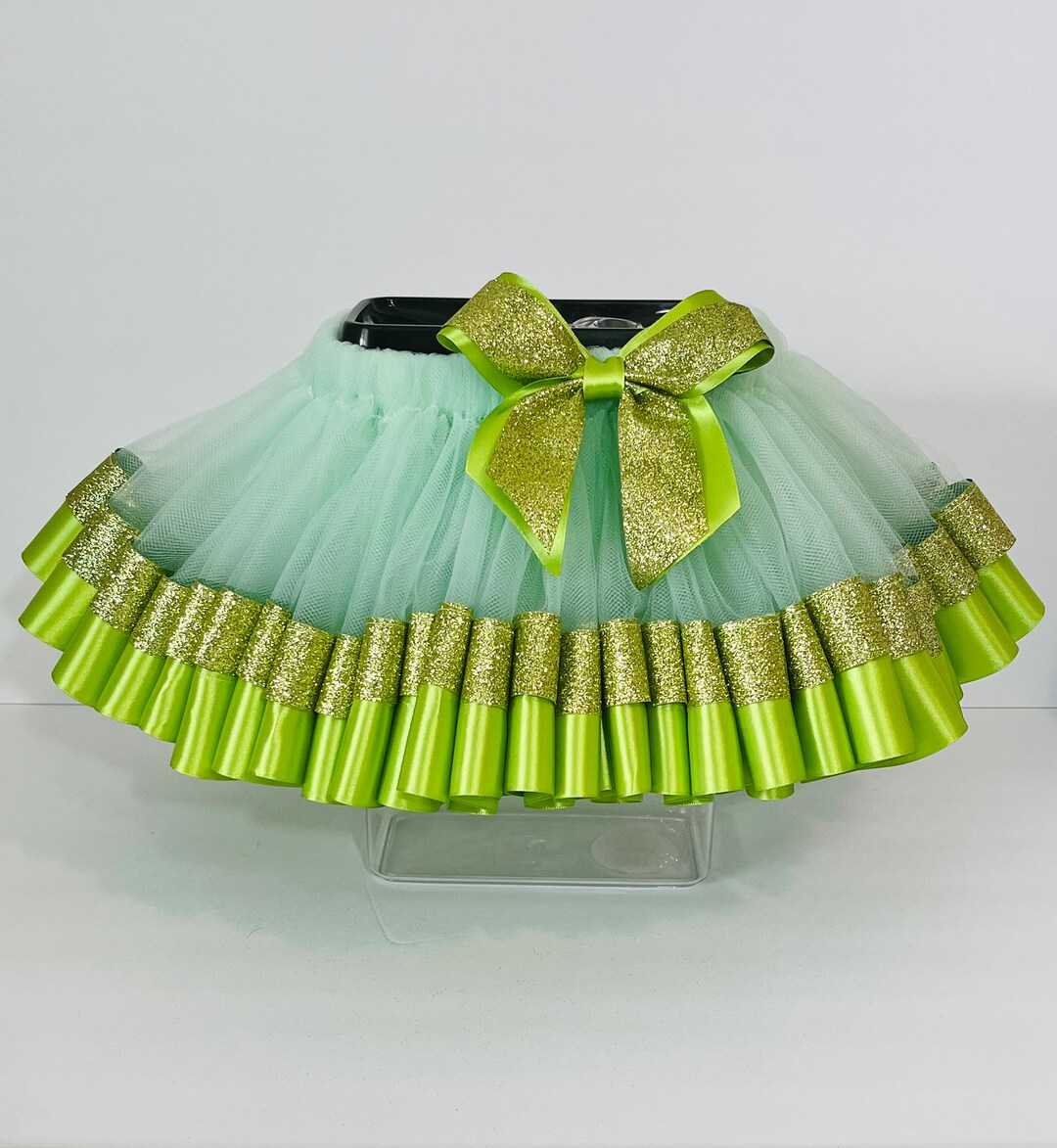 Princess Tiana Tutu, Party Tutu, Birthday Tutu, Tutu Skirt, Green ...