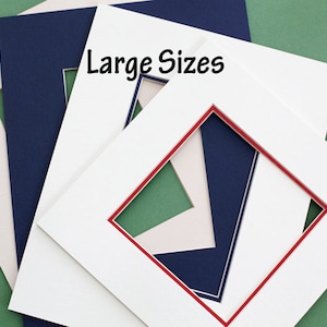 Custom Cut Mat Custom Mat Matboard Mat Board for Photos - Etsy