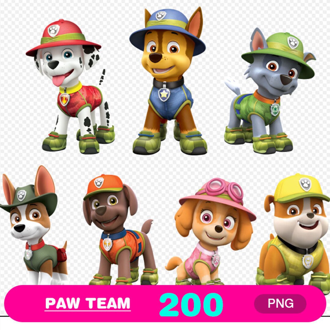 200 Paw Patrol PNG Free Cut Pictures Ai Vector Material High Definition ...