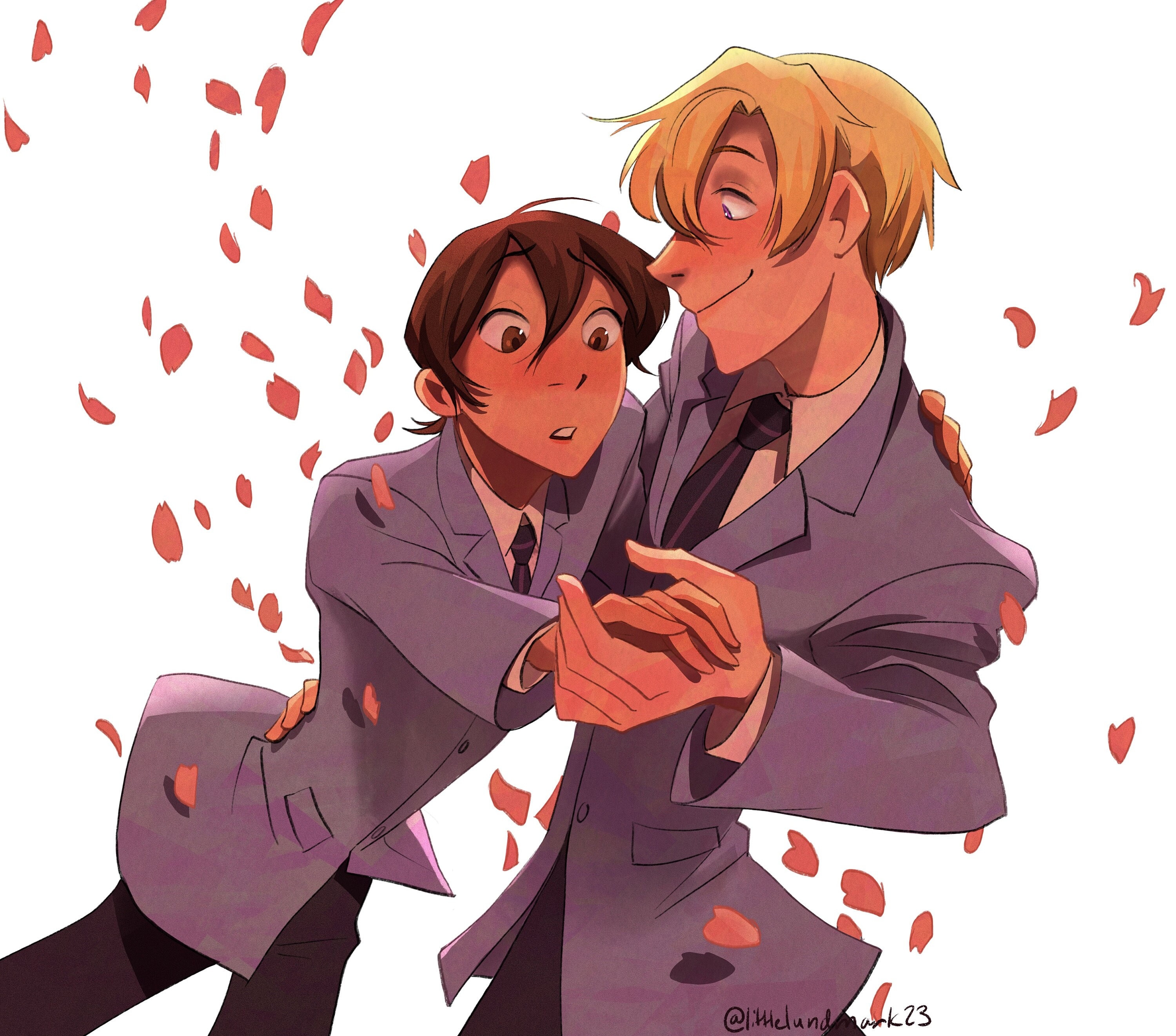 Haruhi And Tamaki Hug